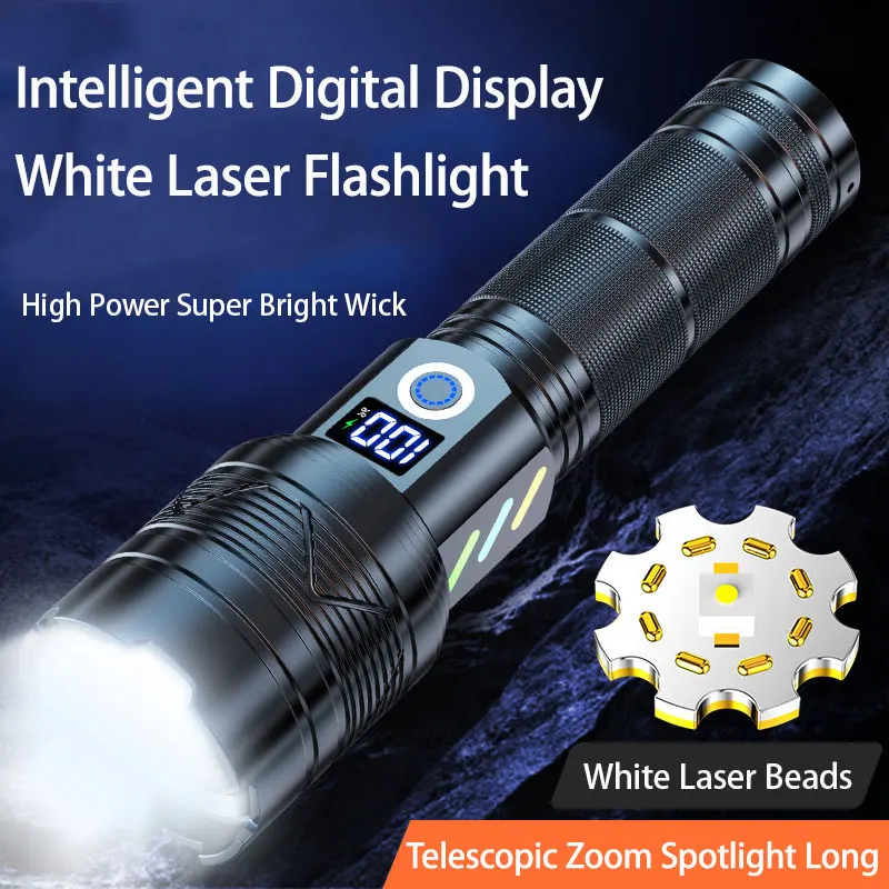 Super-Bright-Laser-Flashlight-Zoomable-USB-Rechargeable-Torch-Lamp-5 ...