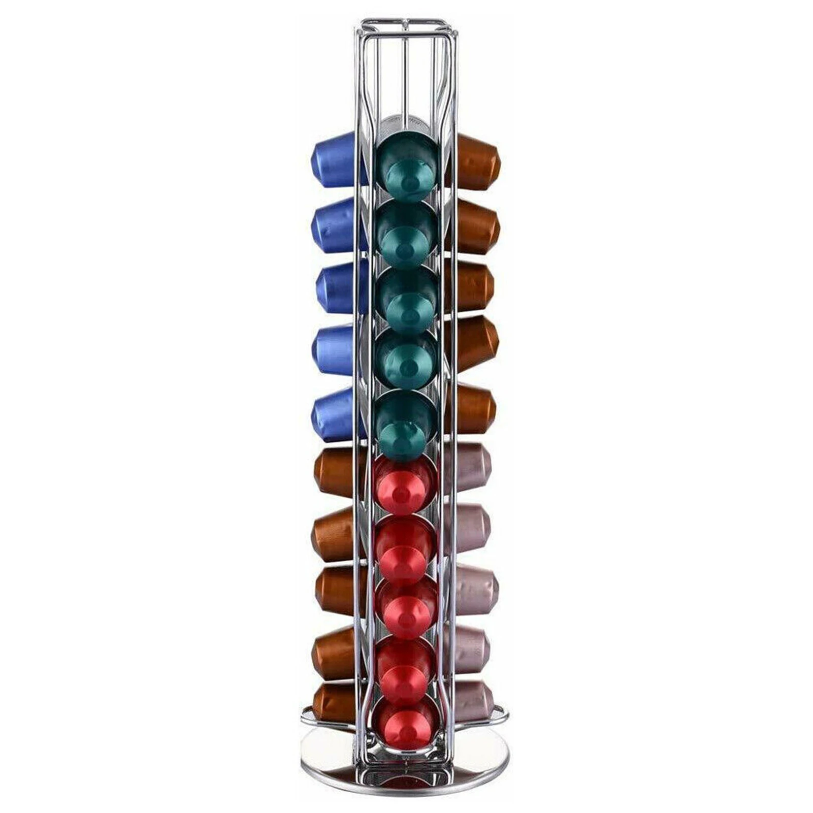 Coffee-Capsule-Pod-Organizer-Rota-o-360-40-C-psulas-Dispenser-Display ...