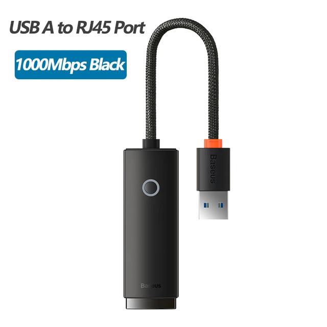 Baseus USB Ethernet Adapter USB3.0 1000Mbps USB RJ45 Network Card for ...