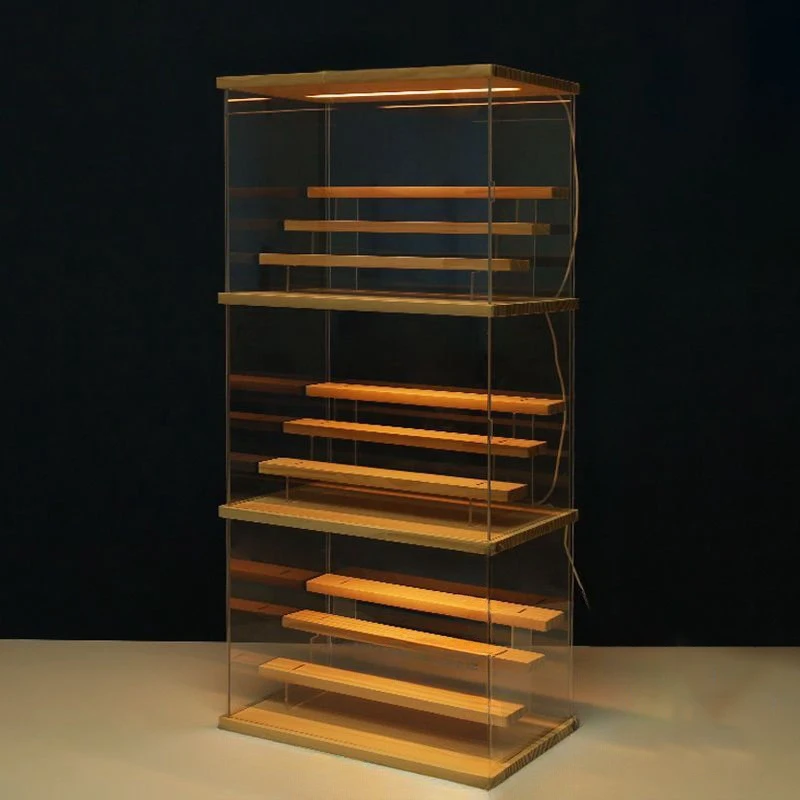 Clear Acrylic Display Cabinet with Door and Light, Action Character ...