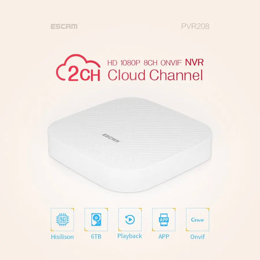 ESCAM-PVR208-1080P-8-2CH-ONVIF-MINI-NVR-with-2CH-Cloud-Channel-For-IP ...