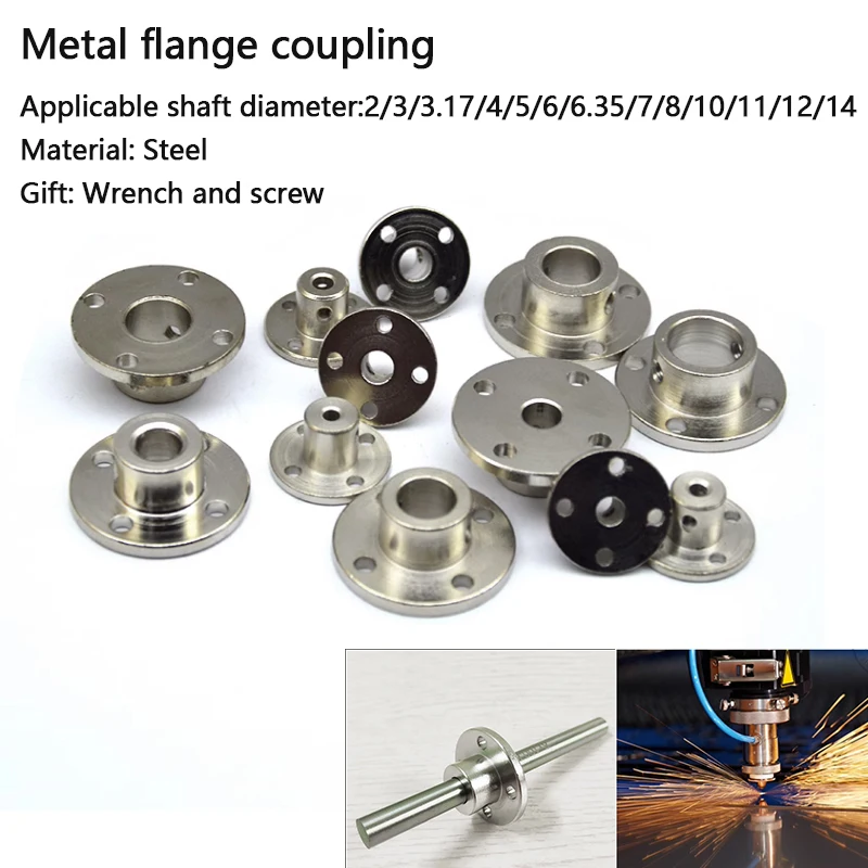 Flange-coupling-rigid-flange-plate-high-hardness-DIY-metal-coupling ...