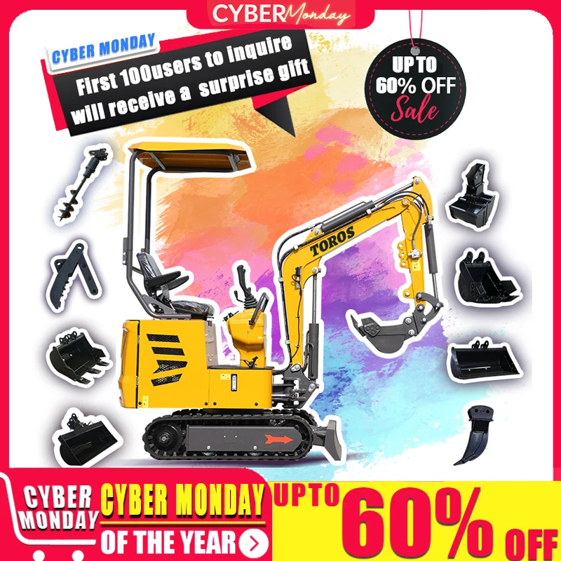 Consegna-veloce-Miniescavatore-da-1-tonnellata-EURO-5-in-vendita ...