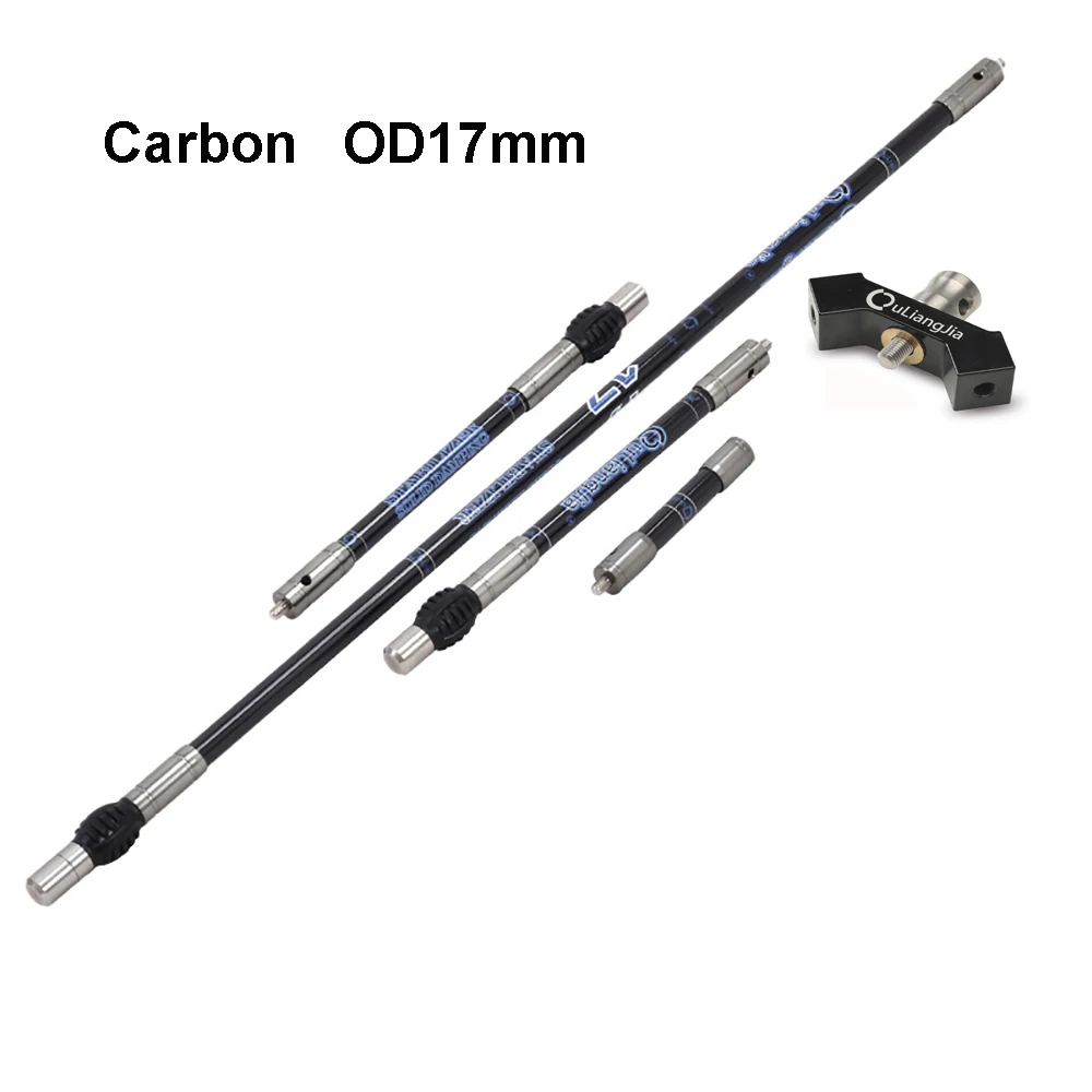 New-Archery-Carbon-Stabilizer-Bar-Balance-Rod-Side-Bar-Extender-and-V ...