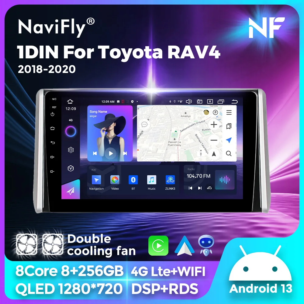 Android-Auto-Wireless-CarPlay-All-in-one-For-Toyota-RAV4-RAV-4-2018 ...