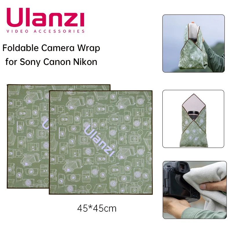 Ulanzi-CO20-Universal-Printed-Foldable-Camera-Wrap-Cloth-for-Sony-Canon-Nikon-DSLR-Smartphone ...