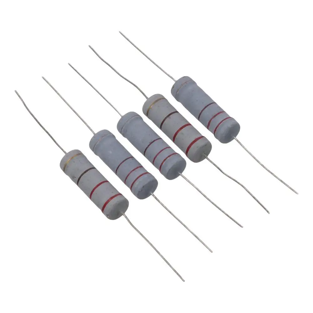 Metal-Oxide-Film-Resistors-220-Ohm-Resistor-Axial-Lead-5W-5-Tolerance ...