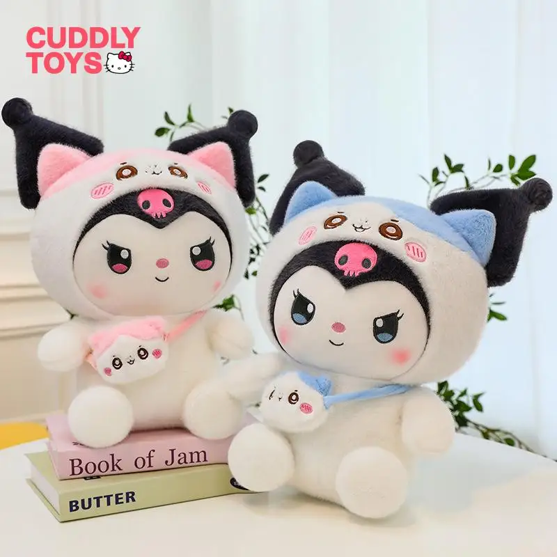 40Cm-Sanrio-Anime-Toys-Kawaii-Kuromi-Plush-Soft-Stuffed-Sanriod-Kuromi ...