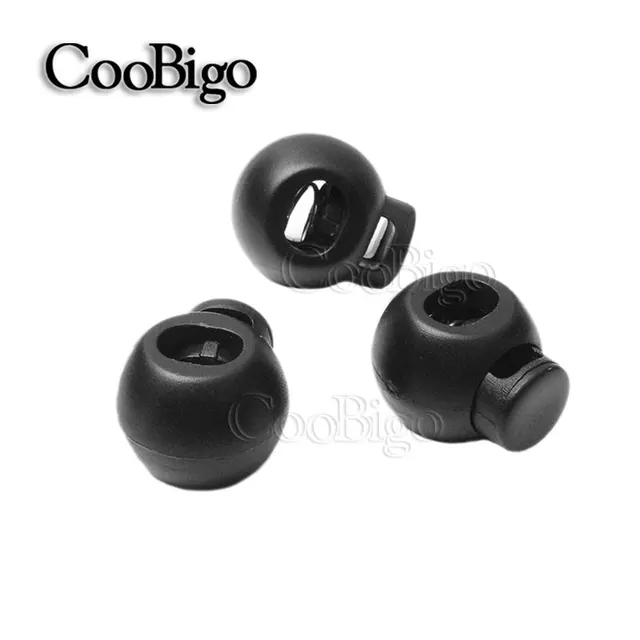 10pcs Spring Cord Lock Stopper Ball Rope Toggle Lanyard Retainer Stop ...