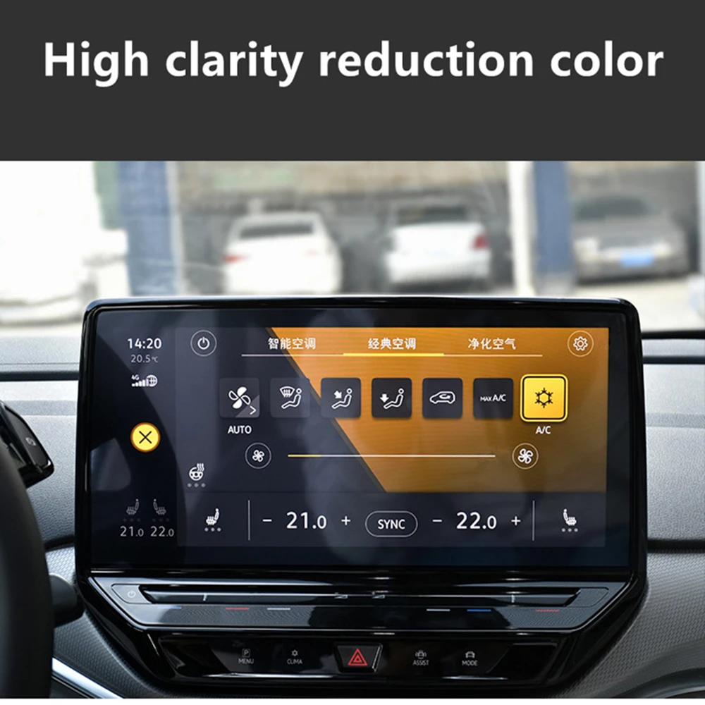 9H-Tempered-Glass-Screen-Protector-Film-For-VW-Volkswagen-ID3-2021-Car ...