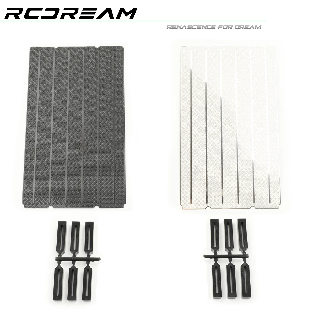RCDream-Diamond-Stainless-Steel-Sheet-Antiskid-Plate-for-1-18-TRX4M ...
