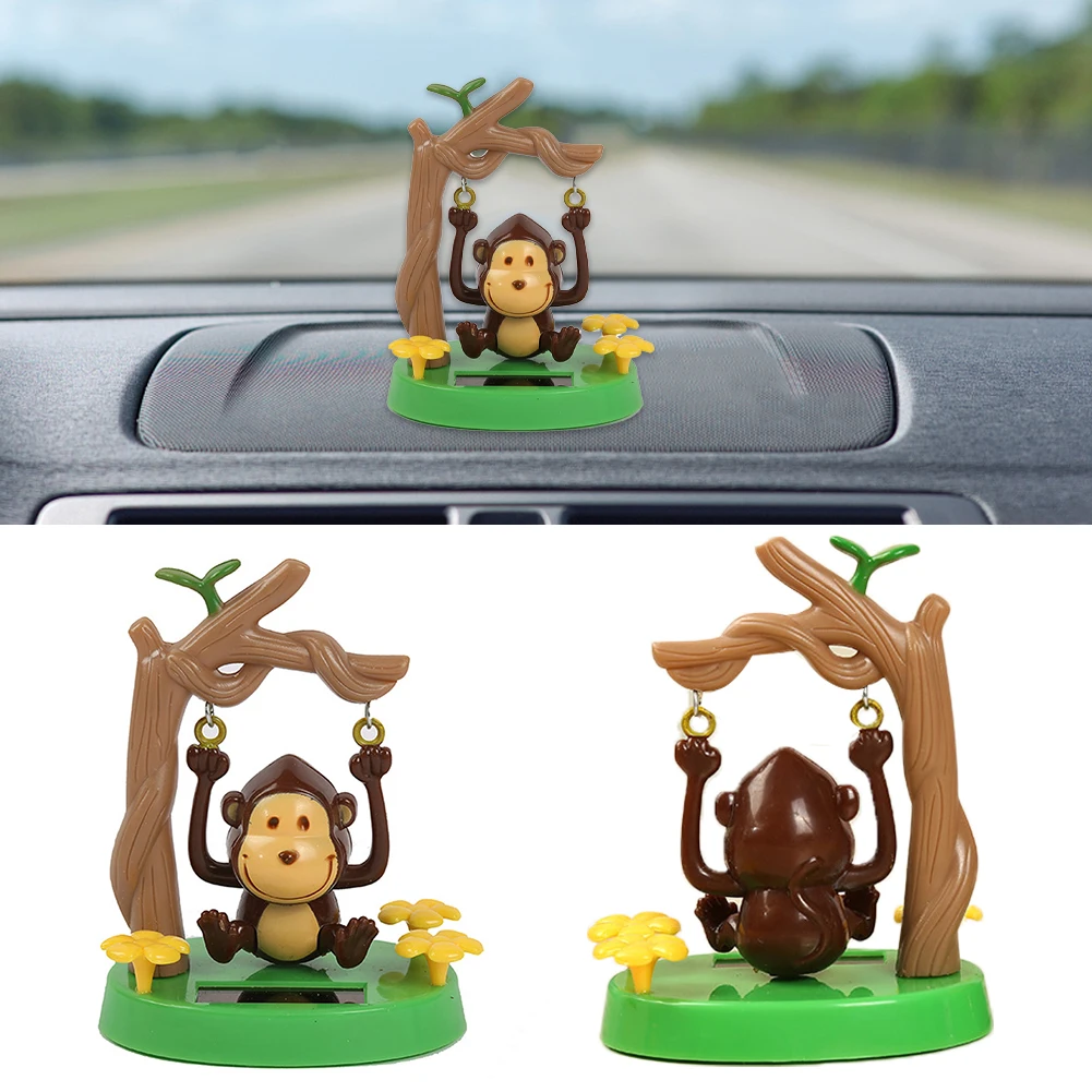 Solar Dancing Toy Cute Animal Solar Powered Swinging Dashboard Ornament ...