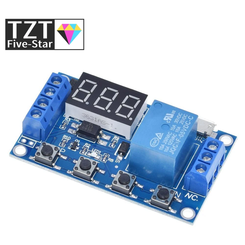 1-Channel-5V-Relay-Module-Time-Delay-Relay-Module-Trigger-OFF-ON-Switch ...
