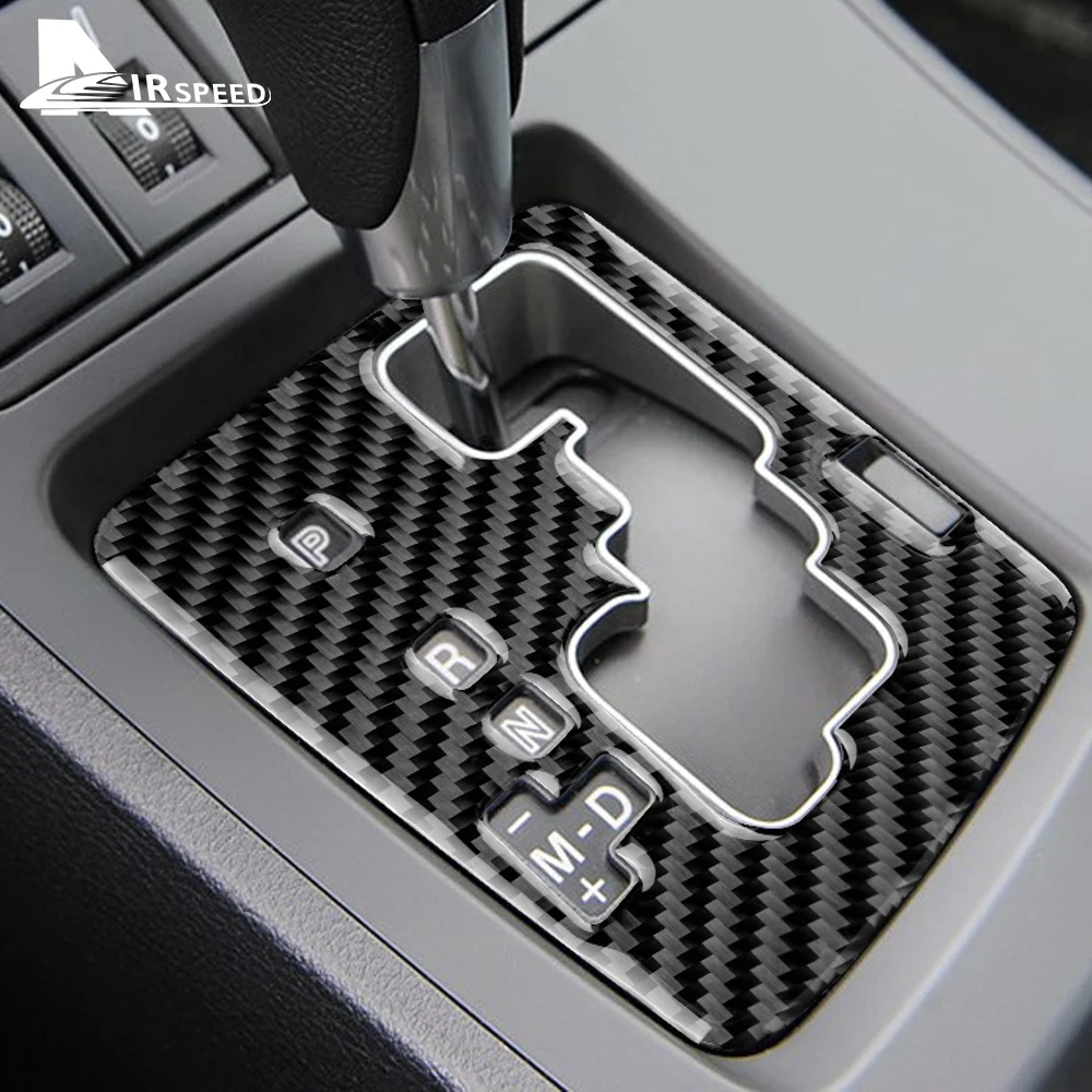 Real-Carbon-Fiber-Car-Central-Control-Gear-Shift-Panel-Cover-LHD-RHD ...