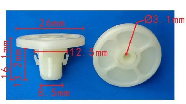 worldgolden 10pcs Clamp Clips Car Clip For BMW Front Plastic Car ...