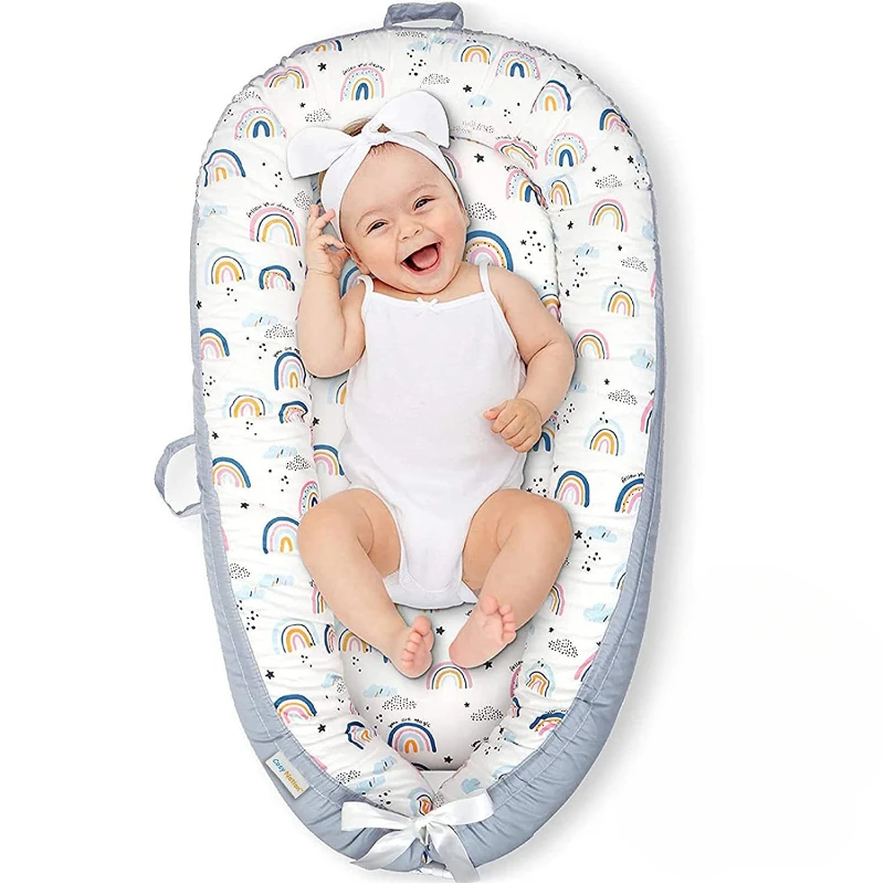 50x85cm-Baby-Newborn-Portable-Crib-Cotton-Portable-Boys-Girls-Infant ...