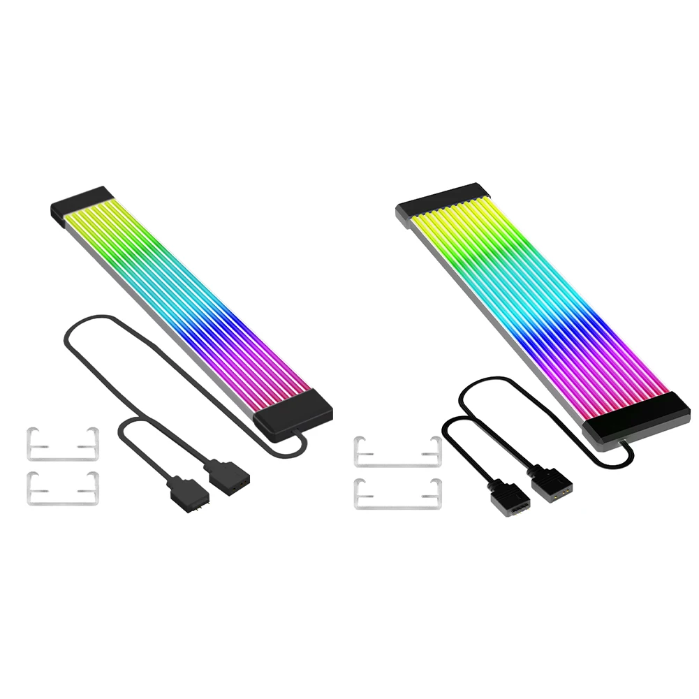 Flex-vel-LED-Strip-Light-Kit-para-Alimenta-o-do-Computador-5V-3Pin-PC ...
