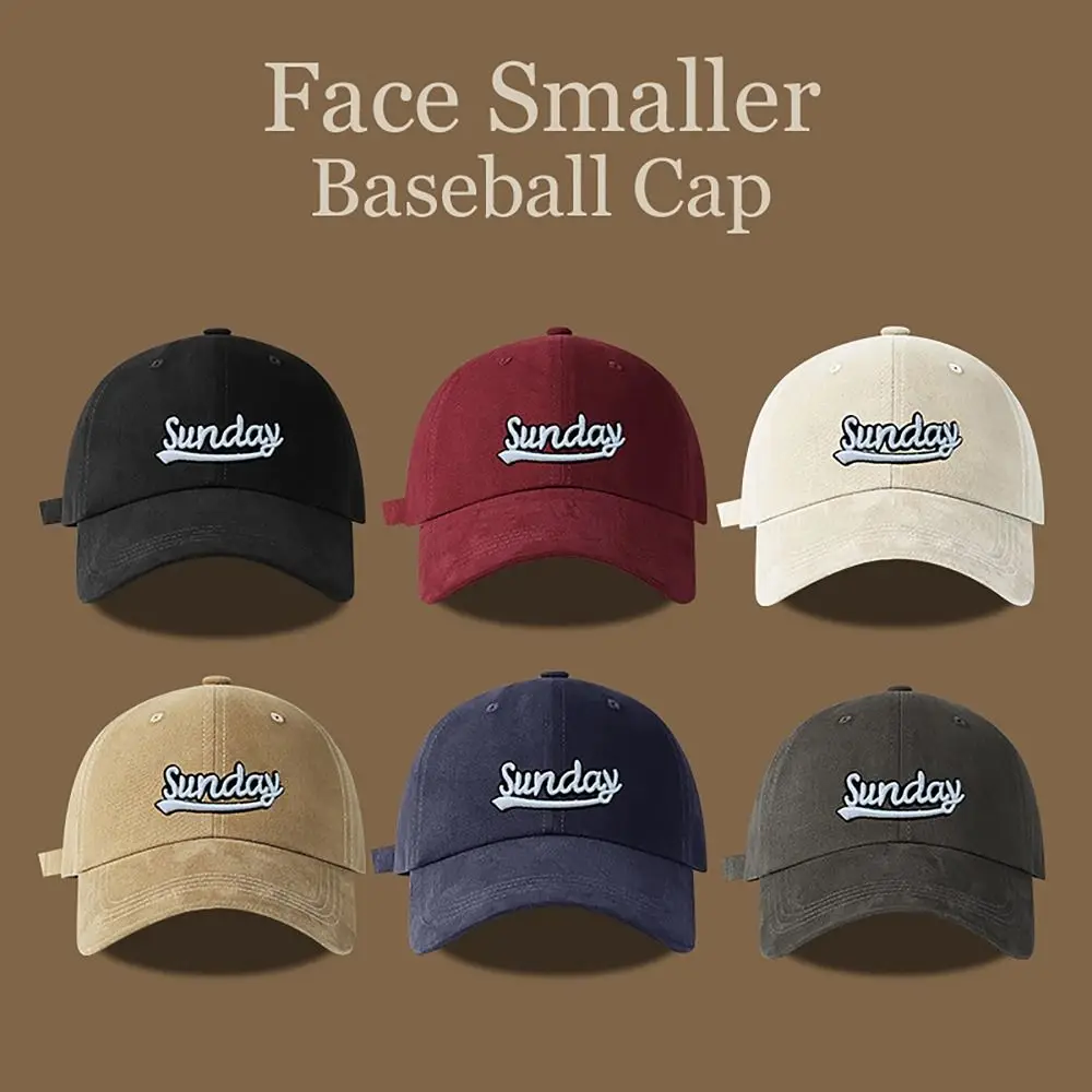 Face-Smaller-Baseball-Cap-Casual-INS-Style-Duck-Tongue-Peaked-Hat ...