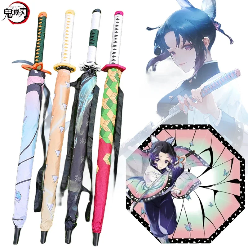 Paraguas-Demon-Slayer-Katana-Parasol-largo-grande-Kochou-Kimetsu-No ...