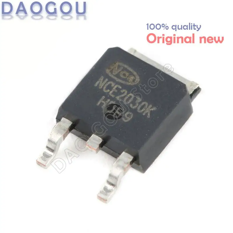 10 unids/lote NCE2030K montaje en superficie Canal N 20V 30A MOSFET TO-252-2 (DPAK) Paquete 100% ...