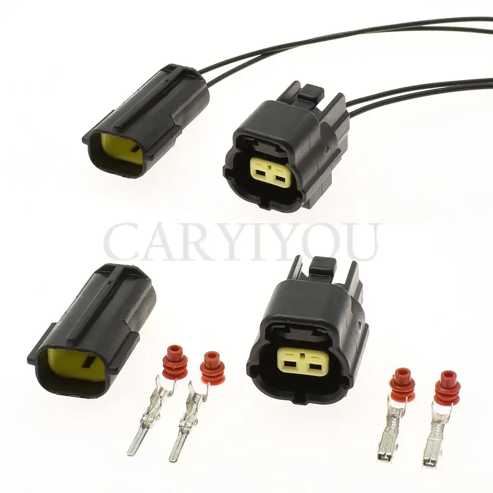 1-Set-2-Pin-Way-Female-Male-Waterproof-Wire-Connector-Plug-Car-Auto ...