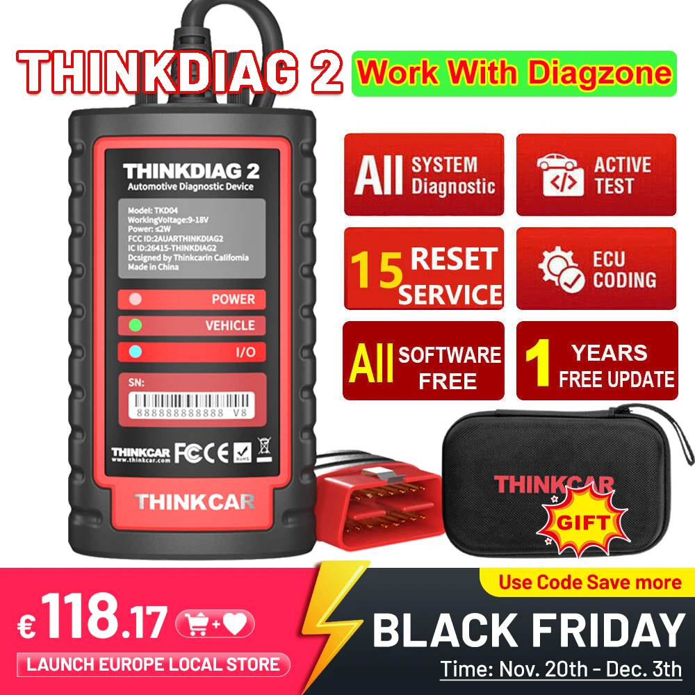 ThinkDiag 2 ALL software 1 Year Free Update Auto Diagnostic tools ...