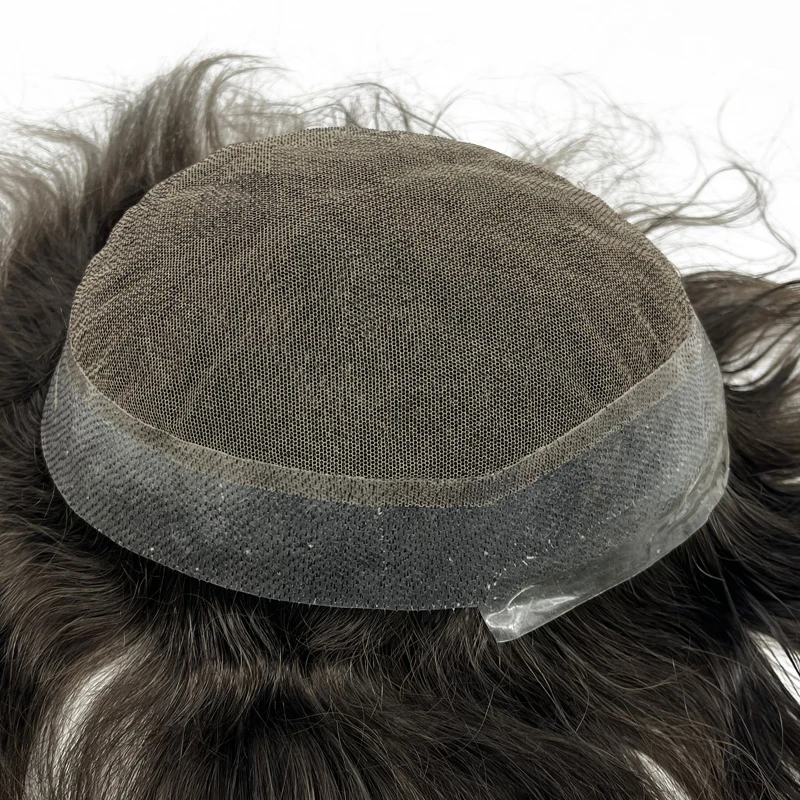 Tup-de-encaje-con-PU-para-hombres-100-cabello-humano-Real-tup-con-Base ...