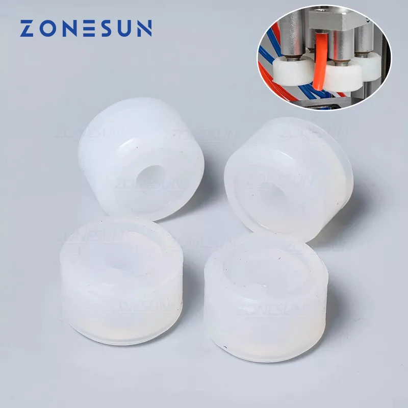 ZONESUN Friction Wheels Rubber Pad Capping Chuck Head For XLSGJ 6100 ...