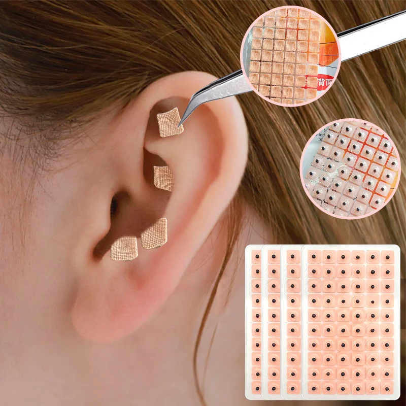 600-pieces-lot-Relaxation-Ears-Stickers-Acupuncture-Needle-Ear-Vaccaria ...