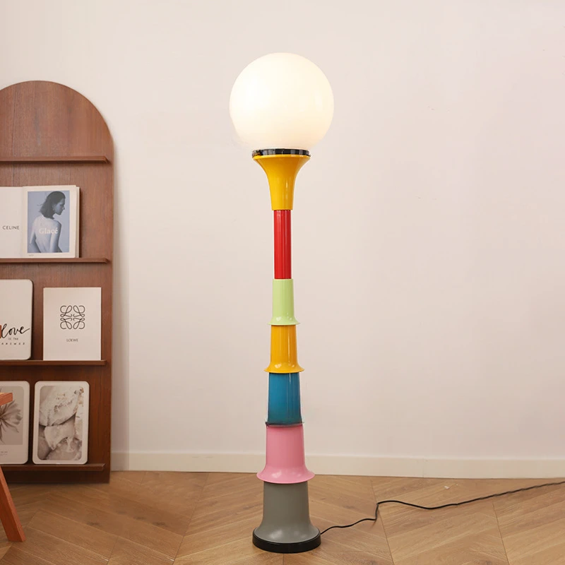 French-Memphis-Design-Fun-Colorful-Floor-Lamp-Simple-Retro-Art-Bedroom ...