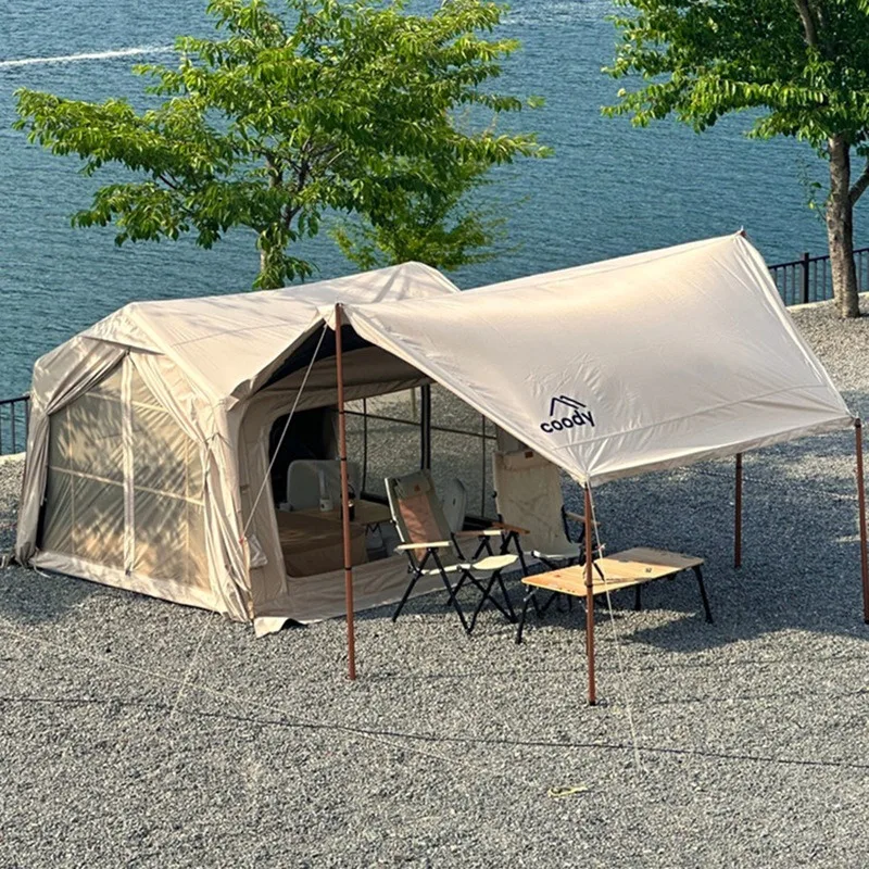 Barraca-infl-vel-de-acampamento-para-viagem-familiar-4-6-pessoas ...