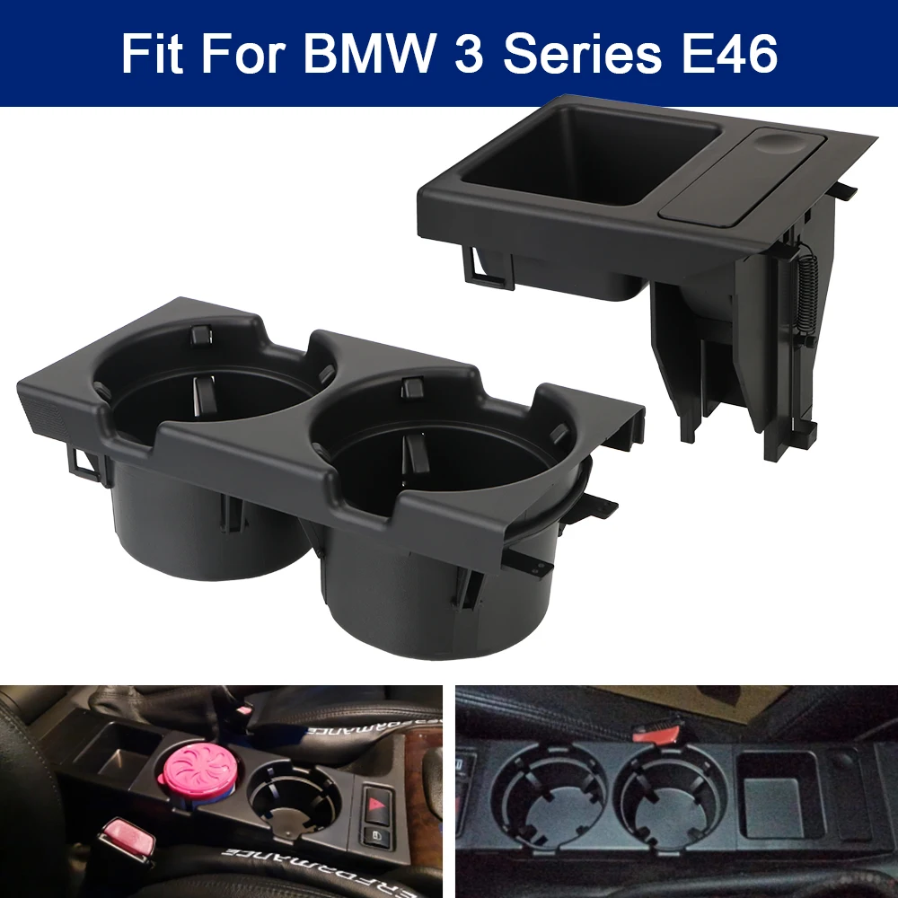 For-BMW-E46-Serie-3-1998-2006-Car-Storage-Case-Cup-Drink-Holder-Coffee ...