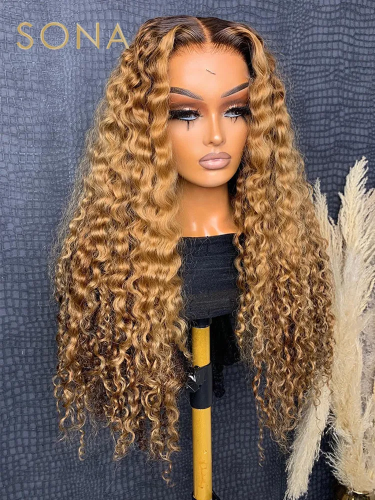13x6-HD-Transparent-Lace-Frontal-Wig-Pre-Plucked-Ombre-Honey-Blonde ...