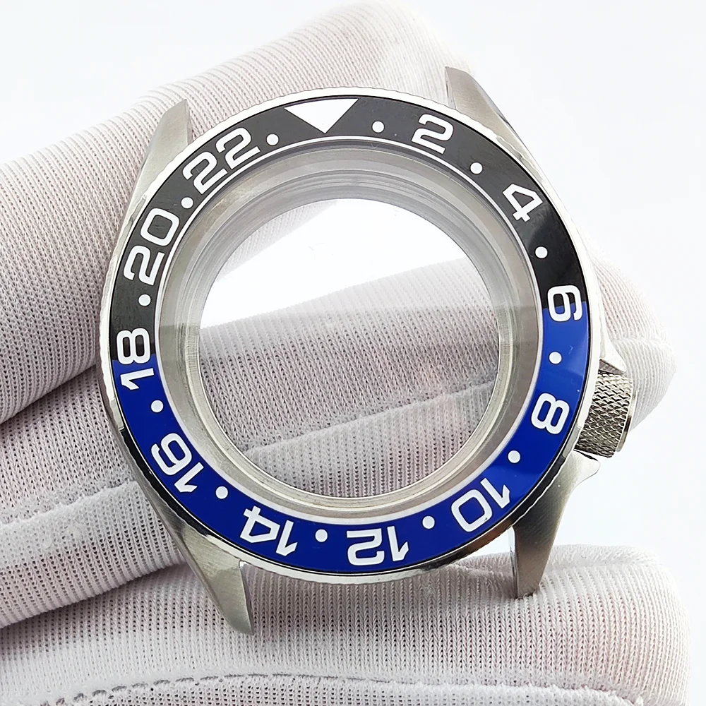 40mm case SKX007 watch case NH35 case fits 28.5mm dial case sapphire ...