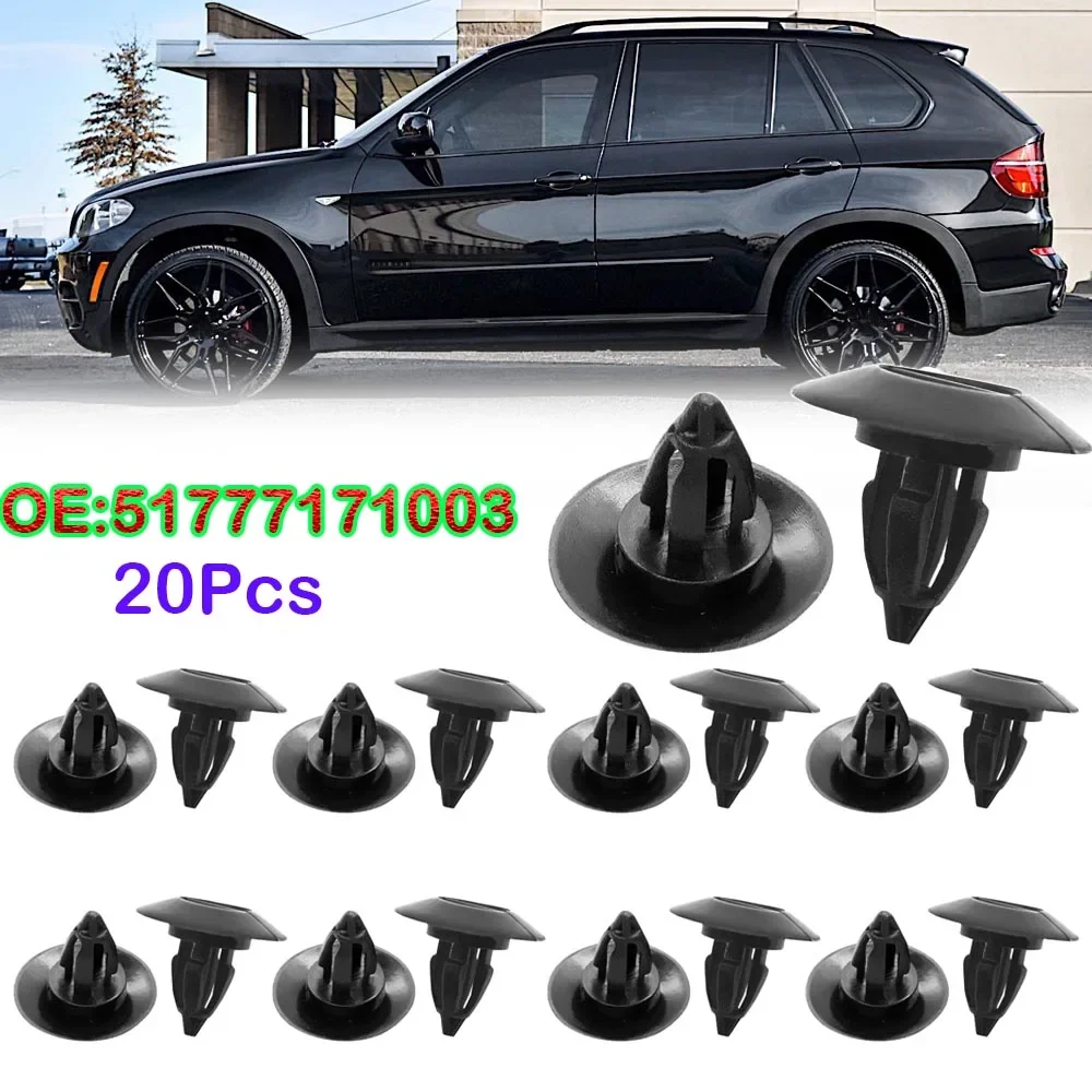 20Pcs Car Door Side Sill Skirt Trim Rocker Molding Clip For BMW X5 X6 ...