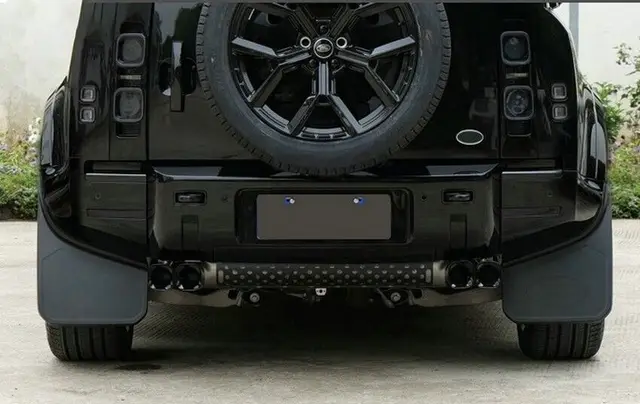 Stainless Steel Tail Pipe Tips Dual Exhaust Tips For Land Rover ...