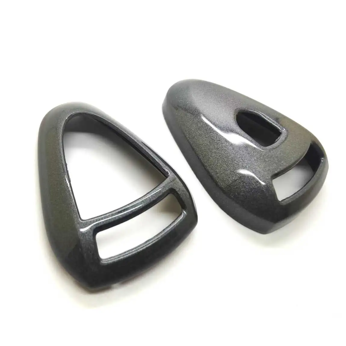 Metallic-Grey-Remote-Flip-Key-Cover-Case-Shell-Fob-Protection-For ...