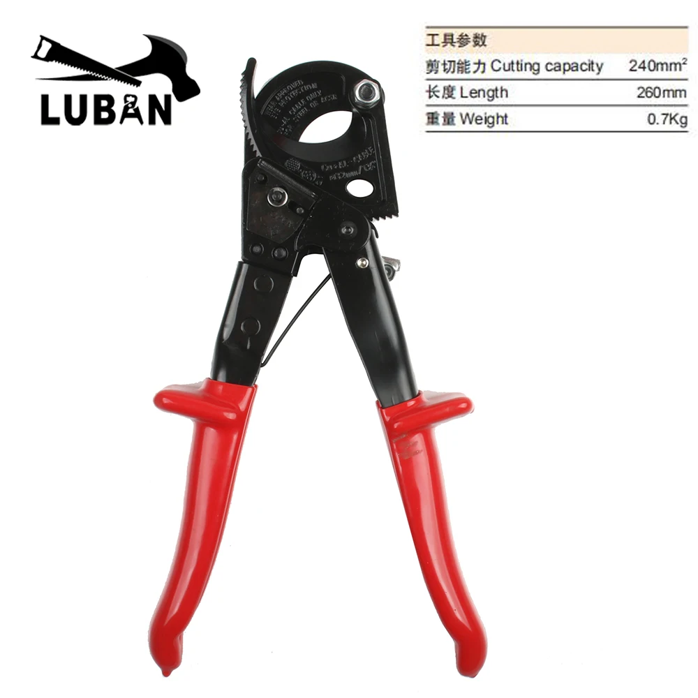 Hand Plier Red Hs-325a 240mm Hand Ratchet Cable Cutter Plier, Ratchet ...