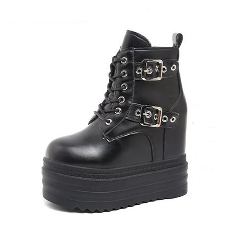 2025 Luxury Brand Goth Punk Platform Ankle Chelsea Boots Women New ...