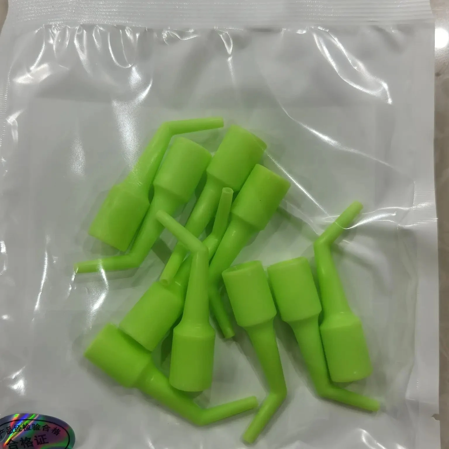 10Pcs Dental Conversion Head Disposable Elbow Straw Material Diversion ...