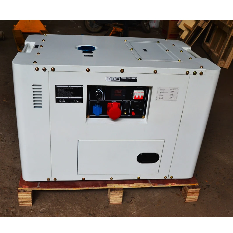 single cylinder, vertical, air cooled diesel engine 12kva silent type ...