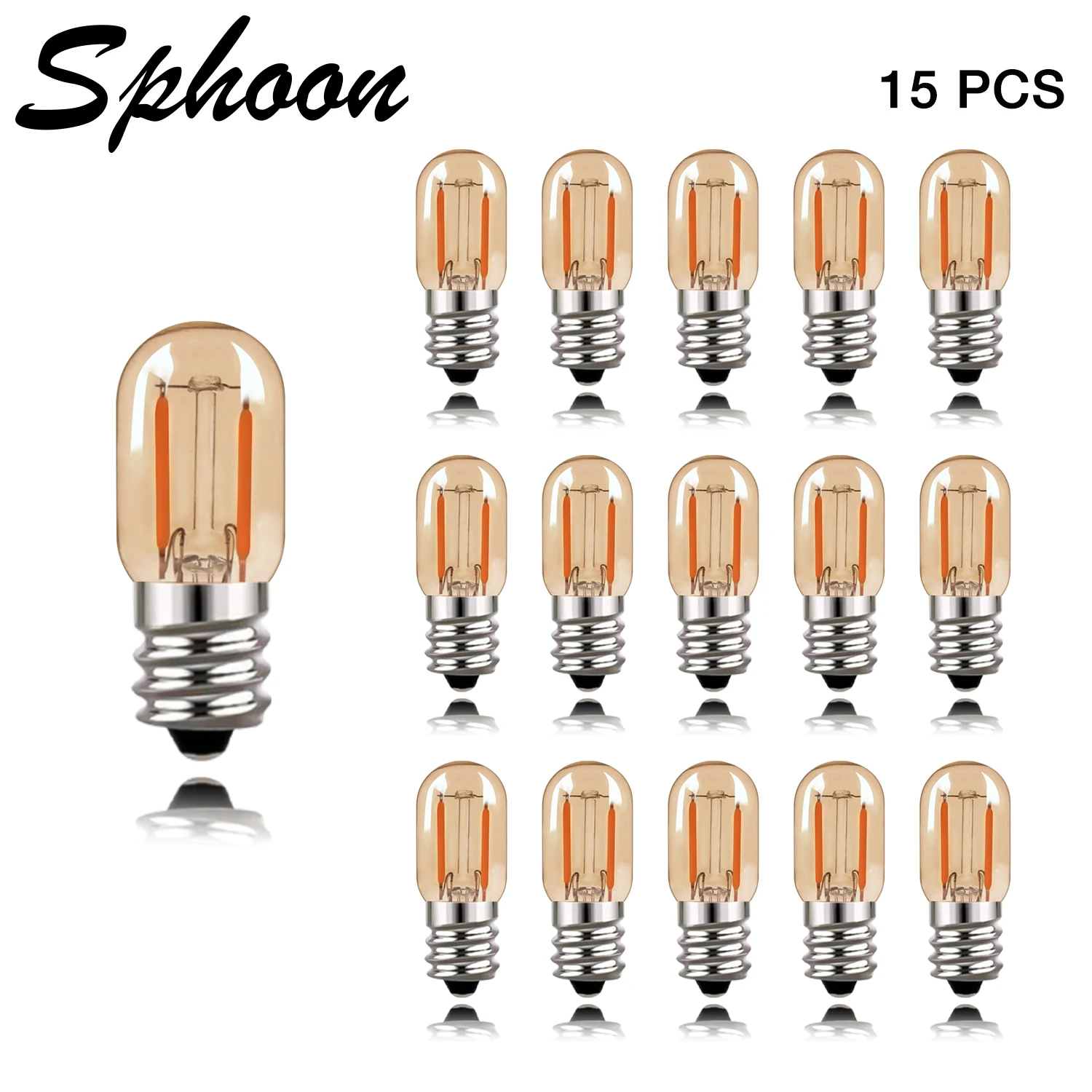 Sphoon-1W-Led-Tubular-Light-Bulbs-E12-E14-Screw-Base-Gold-Tint-Glass ...