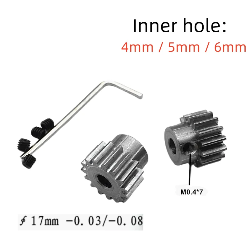 2PCS S45C carbon steel Gear For 775/25GA/37GB/GW4632 MOTOR Shaft gear ...