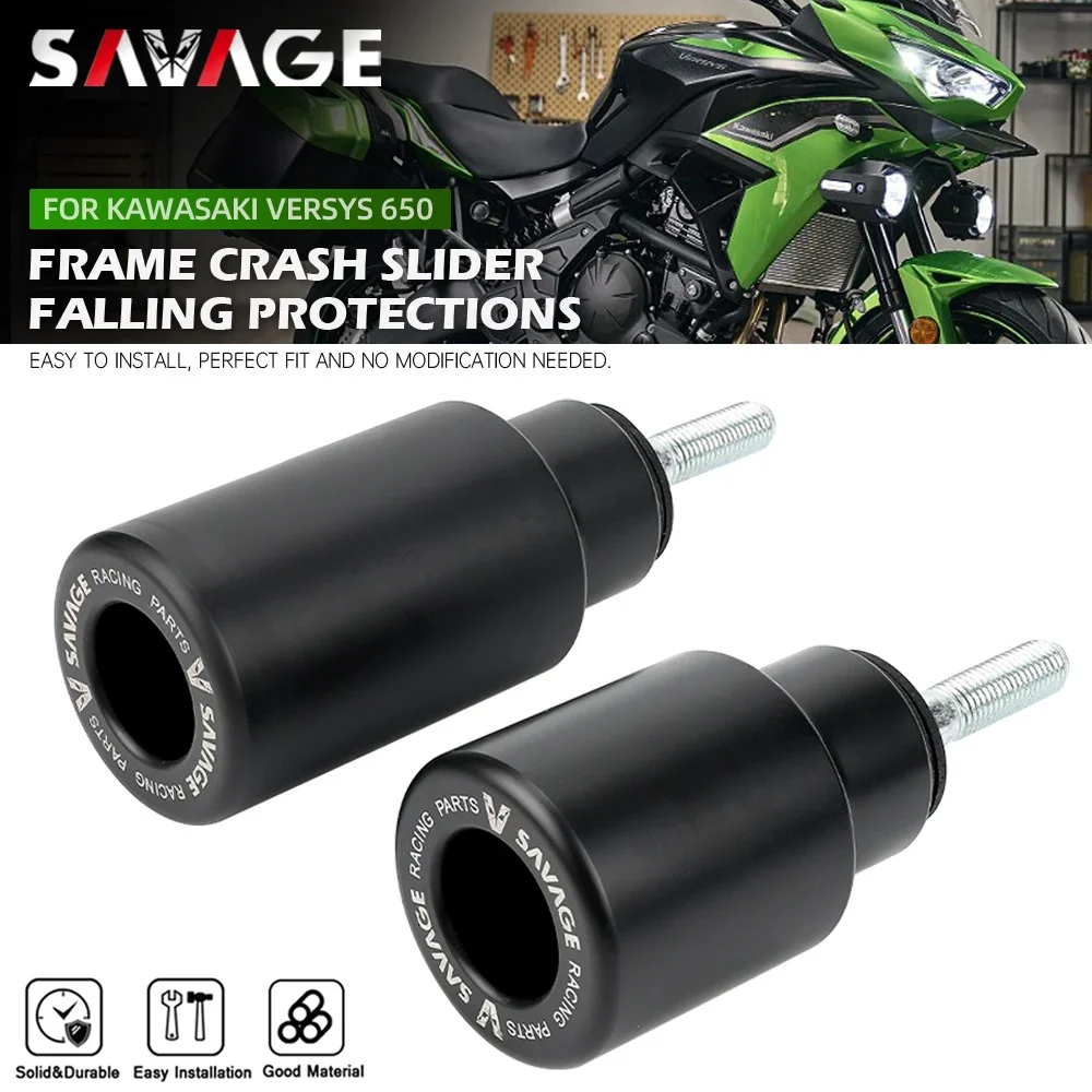 Versys-650-Motorcycle-Frame-Slider-Crash-Protector-For-KAWASAKI-KLE-650 ...