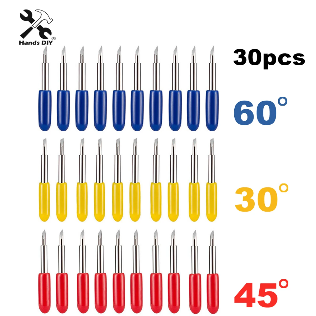 30/45/60 Degree Roland Plotter Cutter Knife Cemented Carbide Blade For ...