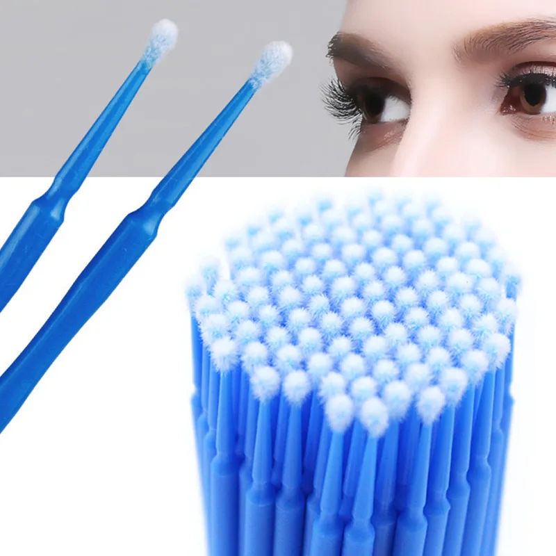 Moogoldee Disposable MicroBrush Eyelashes Extension Individual Lash ...