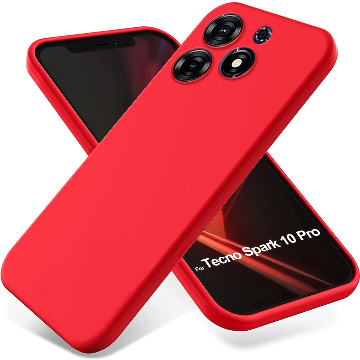 With-Strap-Funda-for-Tecno-Spark-10-Pro-10C-Case-Liquid-Silicone-Soft ...