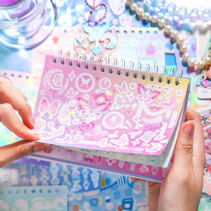 60pcs-Fantastic-Sticker-Book-Star-Heart-Stickers-Pack-Stationery ...