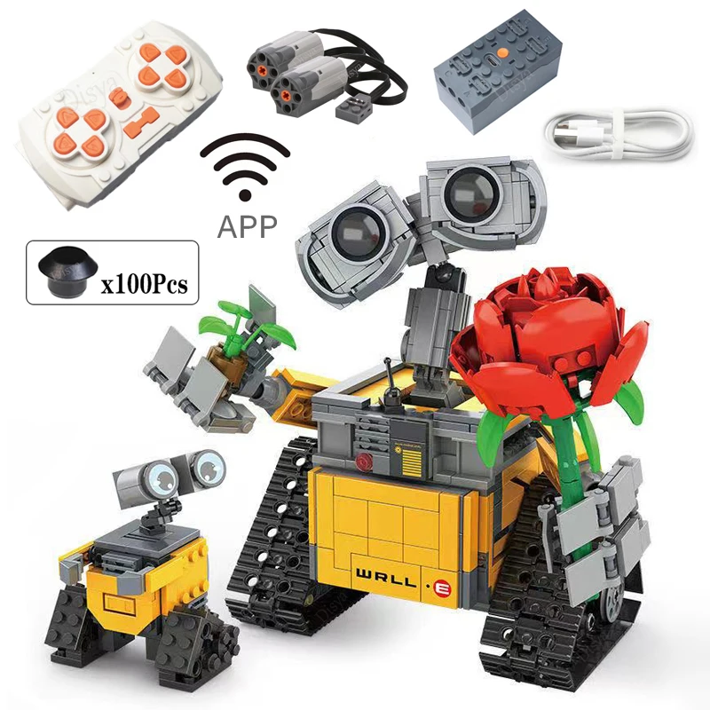 Disney-WALL-E-Robot-de-control-remoto-motorizado-para-ni-os-figuras-de ...
