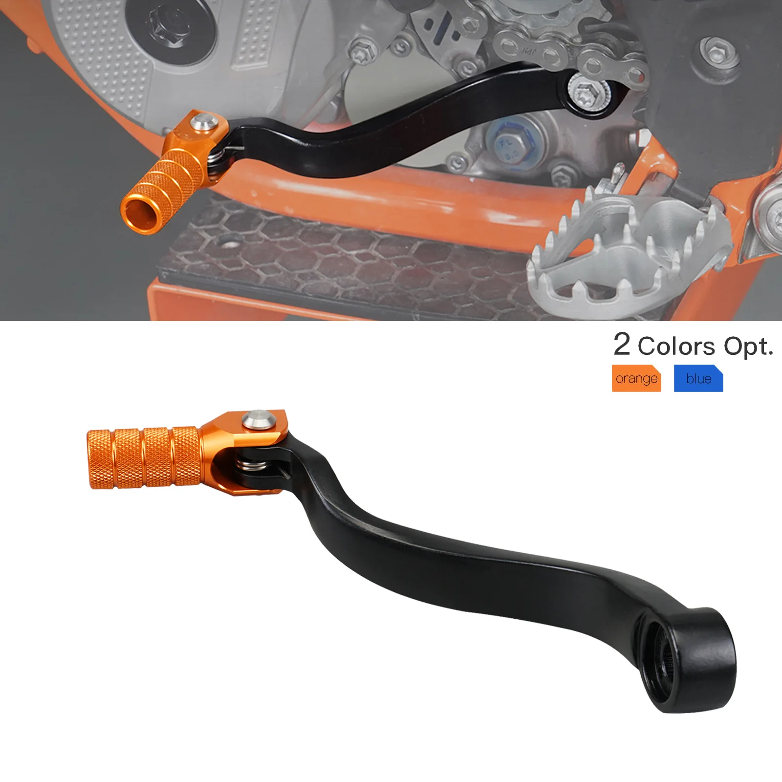 NiceCNC-Motorcycle-Folding-Tip-Forged-Shift-Lever-For-KTM-EXC-EXCF-XC ...